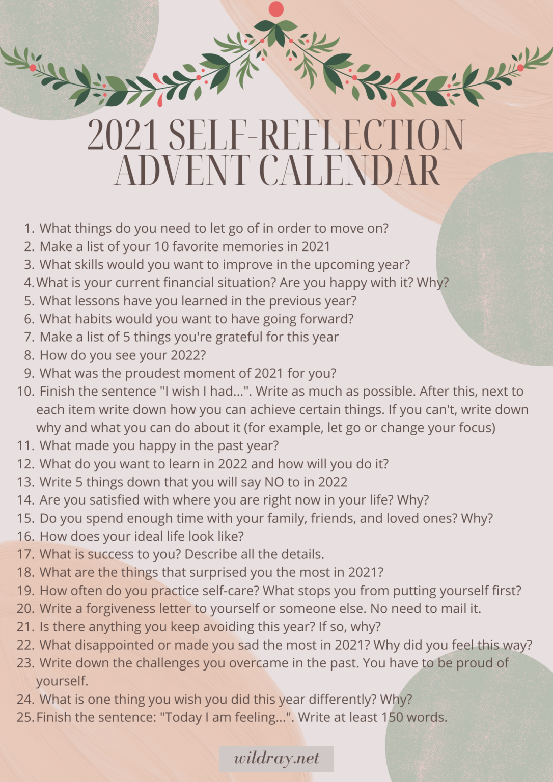 60+ Easy December Content Ideas