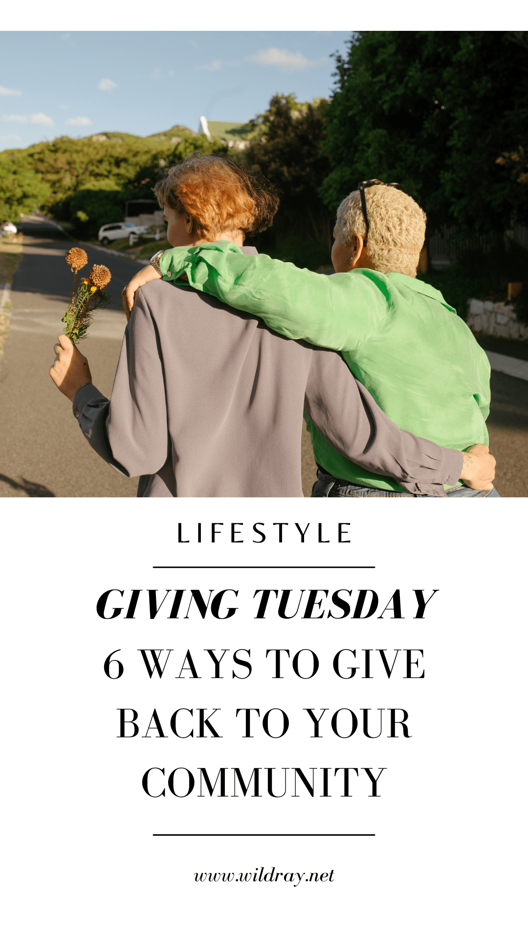 Giving Tuesday. 6 ways to give back to your community.